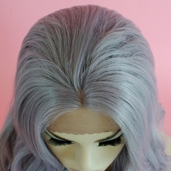Accessories | 24 Silver Lace Front Wig | Poshmark
